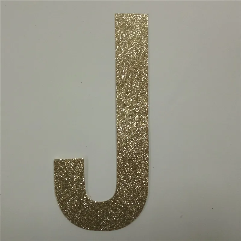 Glitter Alphabet Letter J