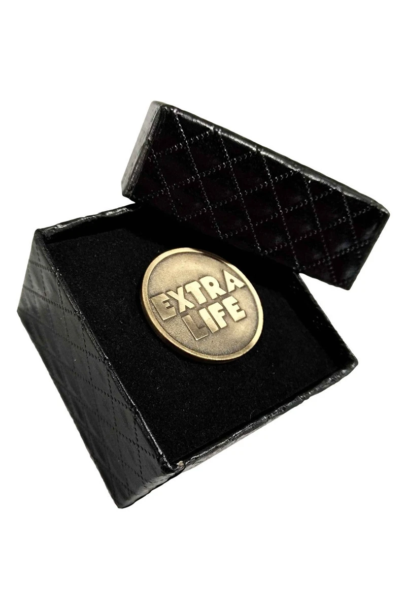 Ready Player One Extra Life Coin Quarter Prop Gift Pendant Badge New ...