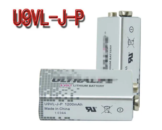 2PCS Brand New Original U9VL J P CR V9 DL1604 LA522 9V Lithium Battery ...
