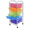 Rainbow 10-Drawer Rolling Storage Cart - Queerks™