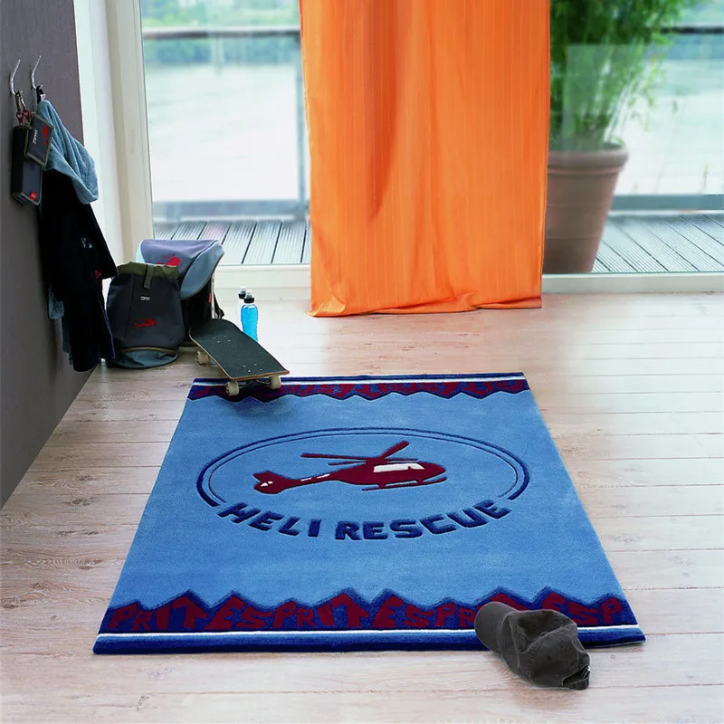 LOUTASI мультяшный рисунок ковер для гостиной противоскользящие мягкие ...