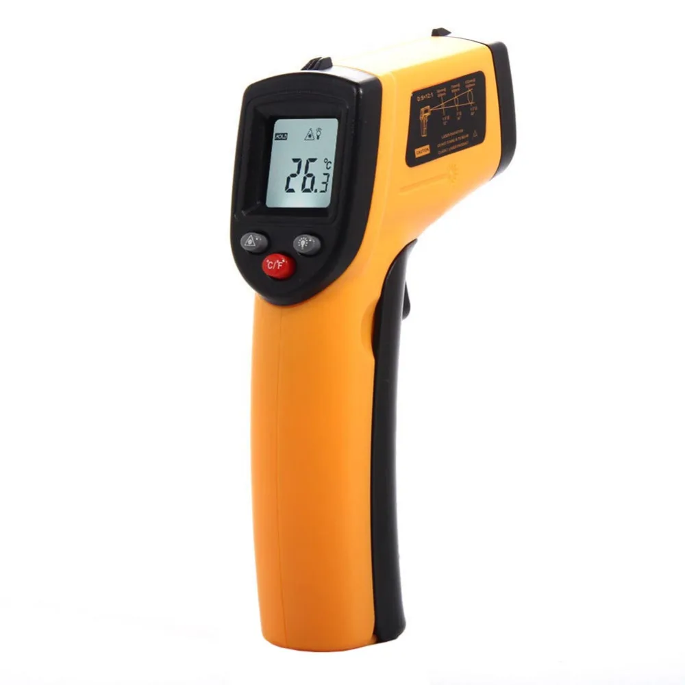 Digital Laser Infrared Thermometer 50 600 Degree Temperature Measuring ...
