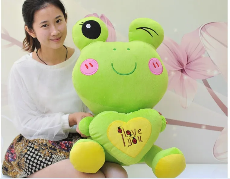 Aliexpress.com : Buy big lovely plush cartoon frogs toy soft cute frog ...