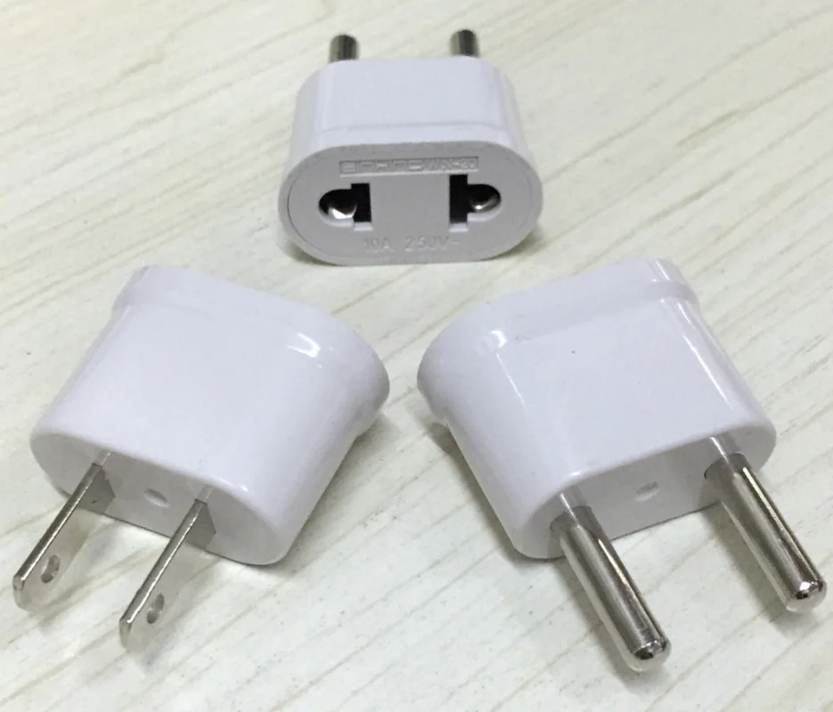 International Travel Adaptor 10A European American standard electrical ...
