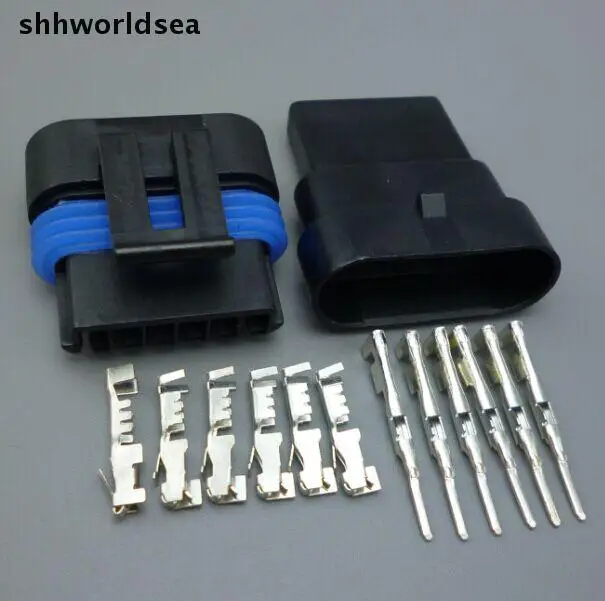 Shhworldsea 2/100Sets 150.2 Sealed 1.5MM 6 Pin for Flat Accelerator ...