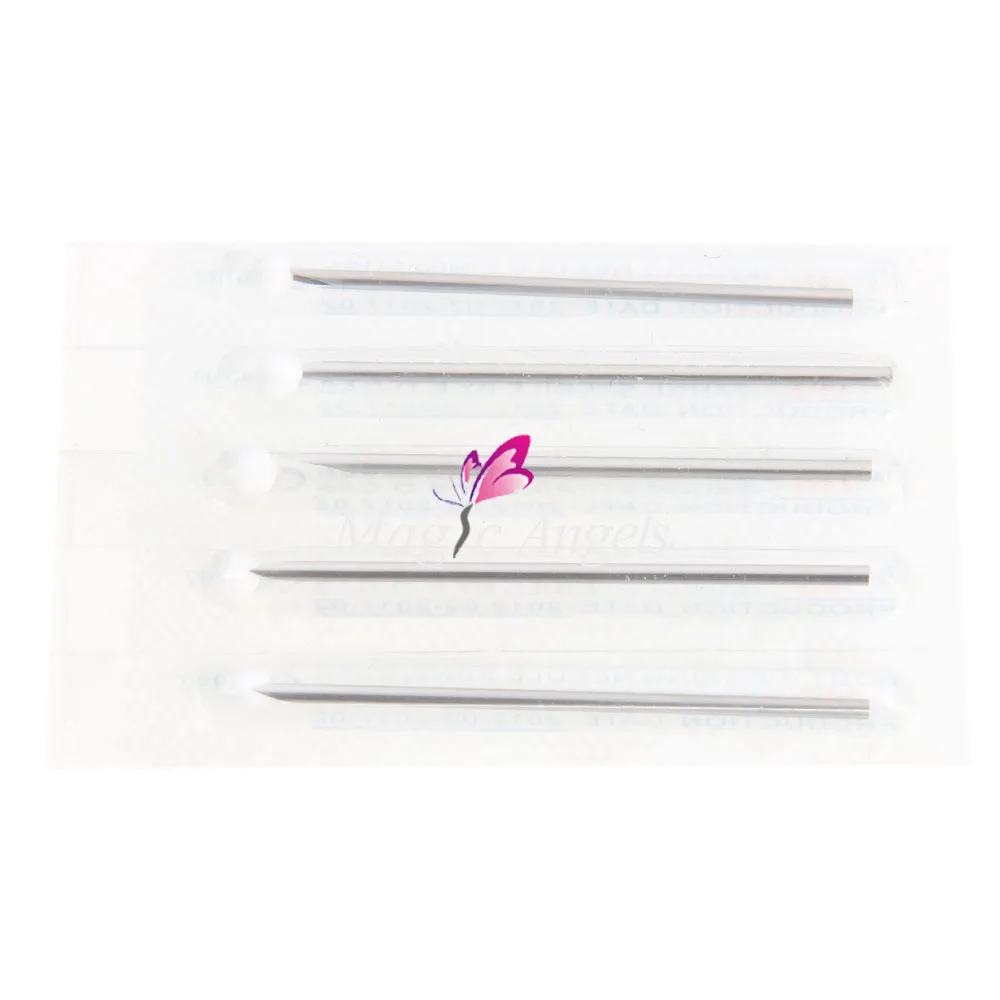 5 pcs Sterilize Body Piercing Needle Stainless 14 Guage 14G|needle loom ...