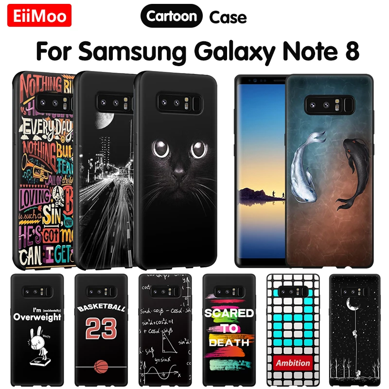 EiiMoo Phone Cover For Samsung Galaxy Note 8 Case Note8 Cute Print Soft ...