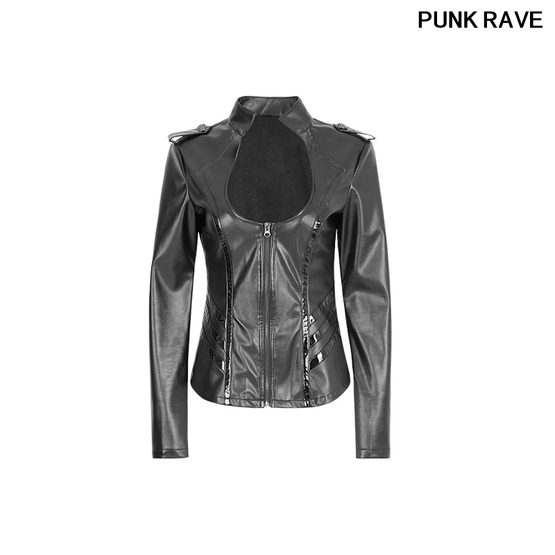 Military uniform long sleeve women sexy stretch PU leather tight ...