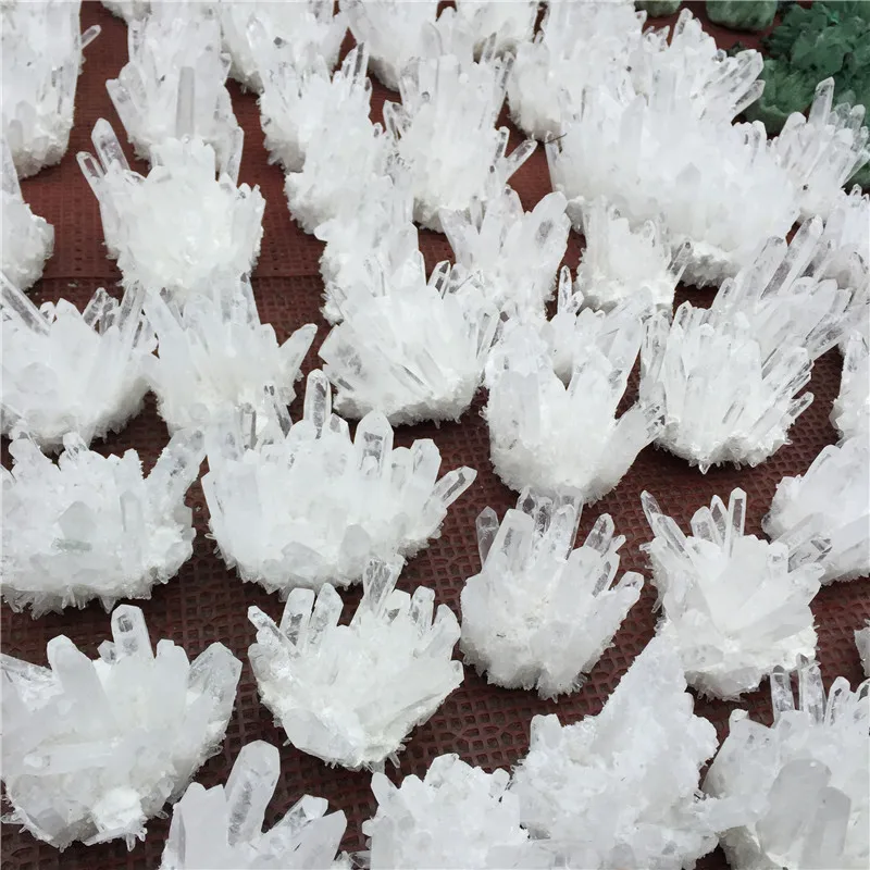PIERRE VENDUE SEULE,300-400g--Cristal Quartz naturel, grappe minérale ...
