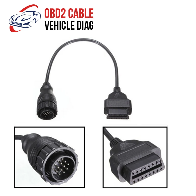 14Pin to16Pin OBD2 Diagnostic Connector Cable for Mercedes Benz Sprinter