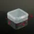 5.5x5.5x2.1cm Square Plastic Storage Box Jewelry Container Transparent ...