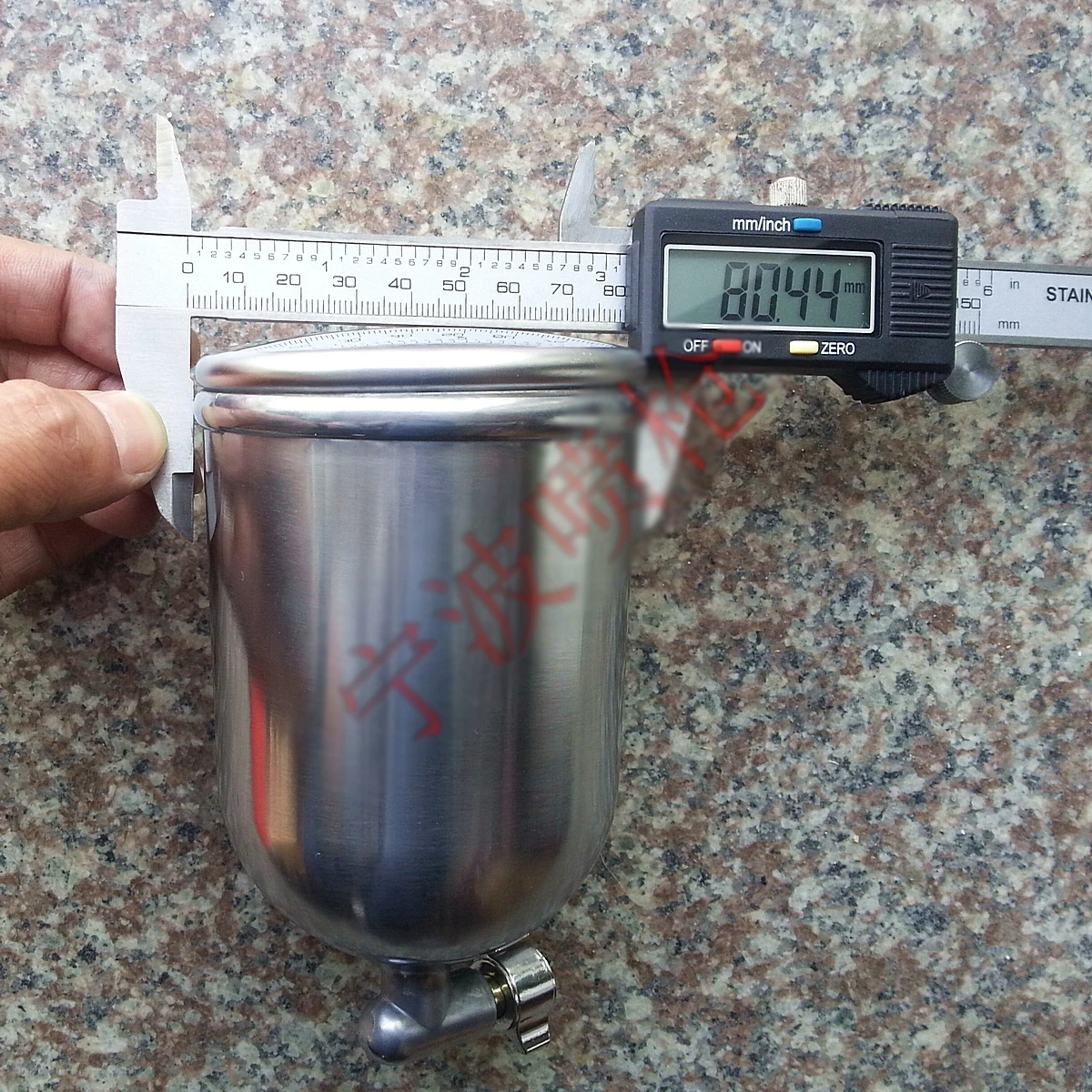 1/" Воздушный пистолет-распылитель гравитационный подающий стакан-распылитель алюминиевые ...