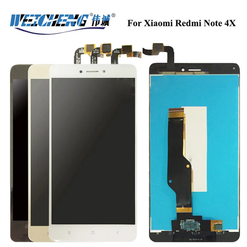 Pantalla LCD para Xiaomi Redmi Note 4X, montaje de pantalla táctil para ...