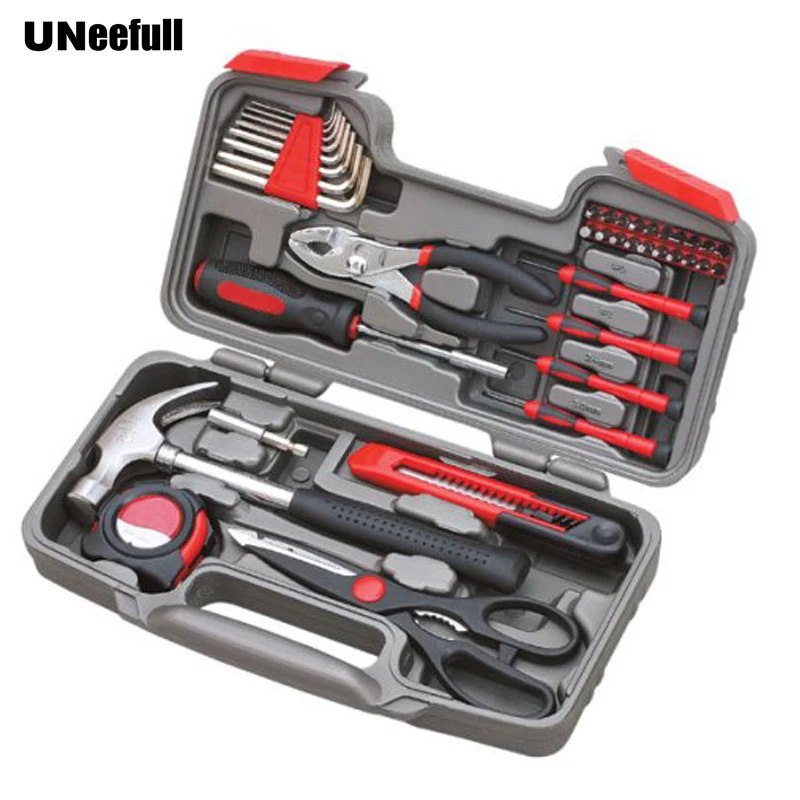 UNeefull 39 Piece DIY Household Tool Set General Household Hand Tool ...