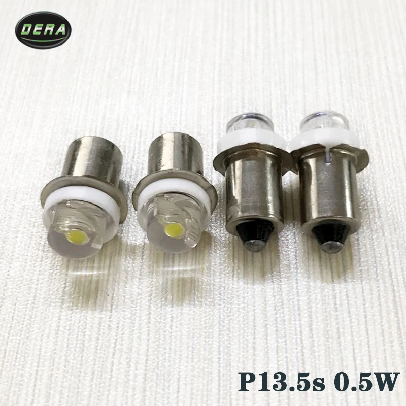 2 sztuk P13.5s 0.5w DC3V 4.5V 6V dla led latarka latarki żarówki ...