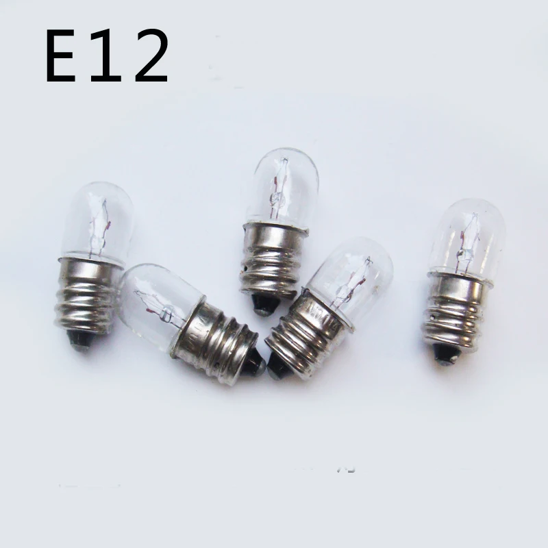 E12 Indicator Light Bulb 18V 24V 28V 0.11A 30V 2W Small Bulb 12mm Lamp ...