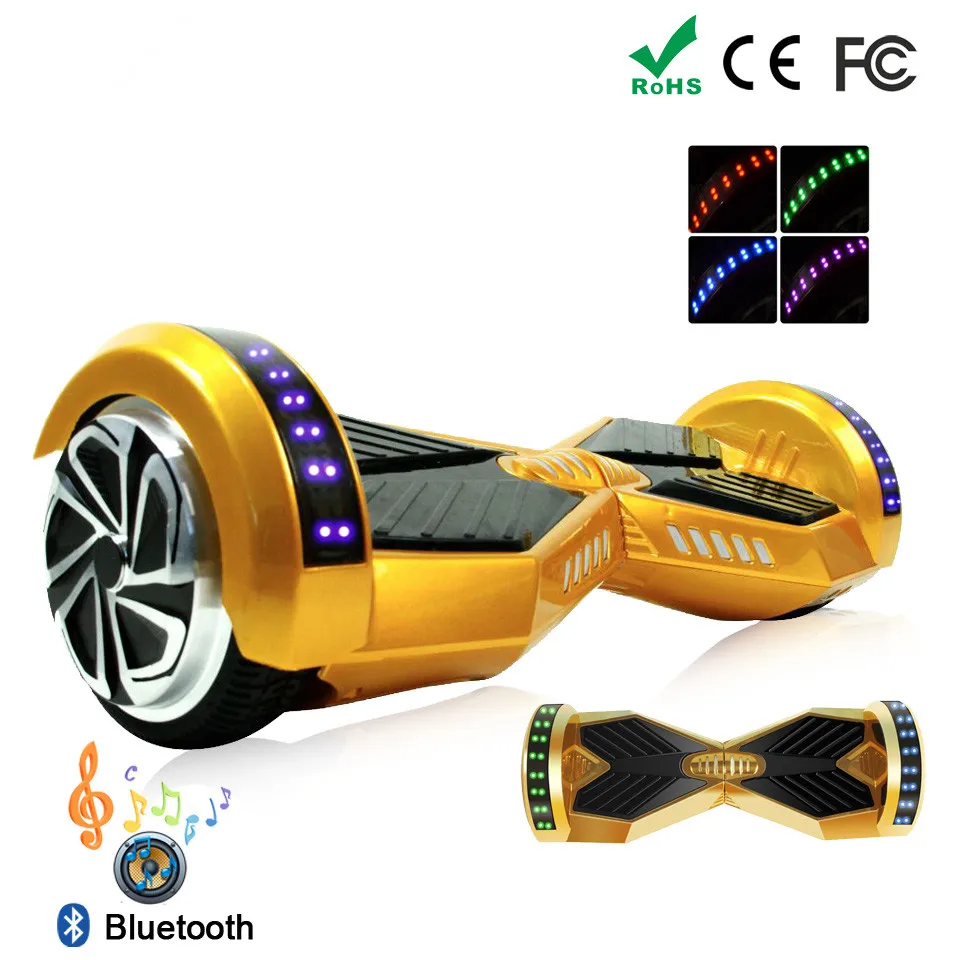 Color oro 6,5 pulgadas 8,0 pulgadas 10 pulgadas Hoverboard Scooter ...