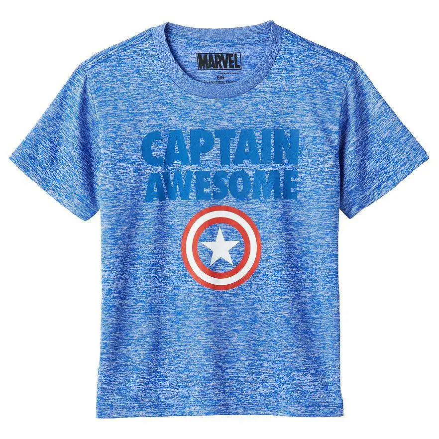 4 6Y) MARVEL Captain America Captain Awesome Tee Boys, kids t shirt ...