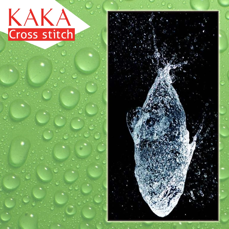 KAKA cross stitch kits embroidery needlework sets,5D DIY Animal ...