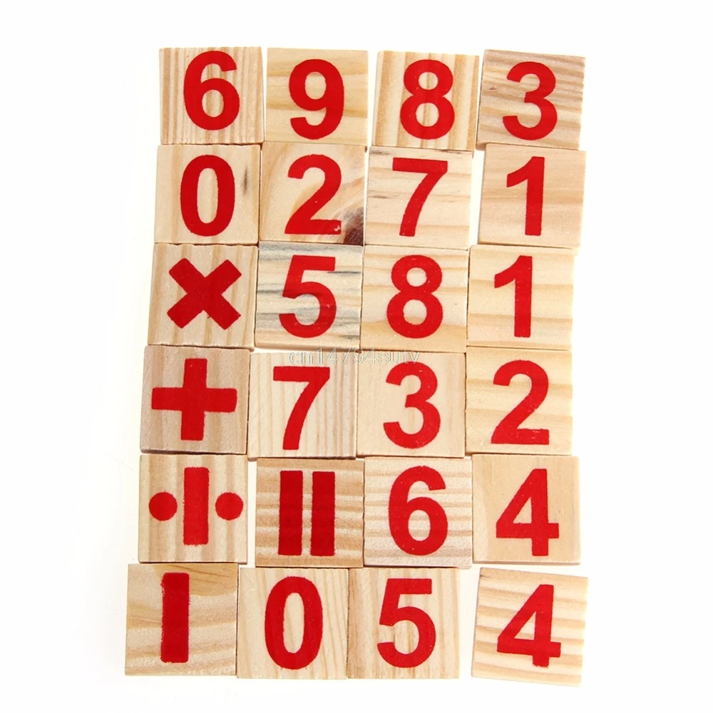 Math Manipulatives Wooden Counting Sticks Baby Kids Preschool ...