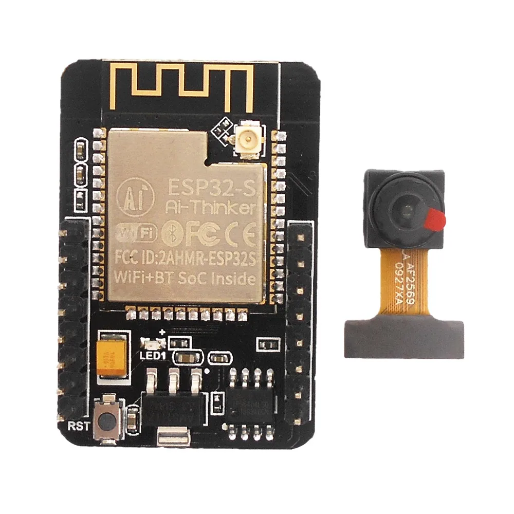 ESP32 CAM WiFi+Bluetooth module ESP32 serial to WiFi with camera module ...