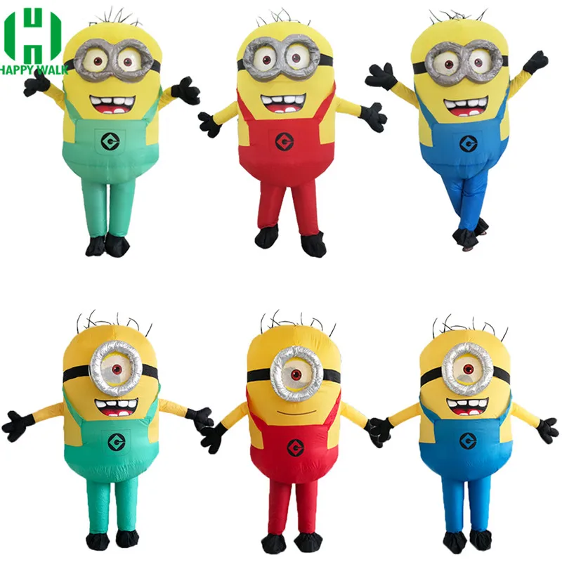 Halloween Costume For Women Men Minions Inflatable Despicable Adult