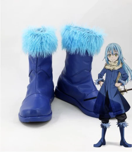 Rimuru-tempest-botas-de-cosplay-sapatos-azuis-tensei-shitara-slime ...
