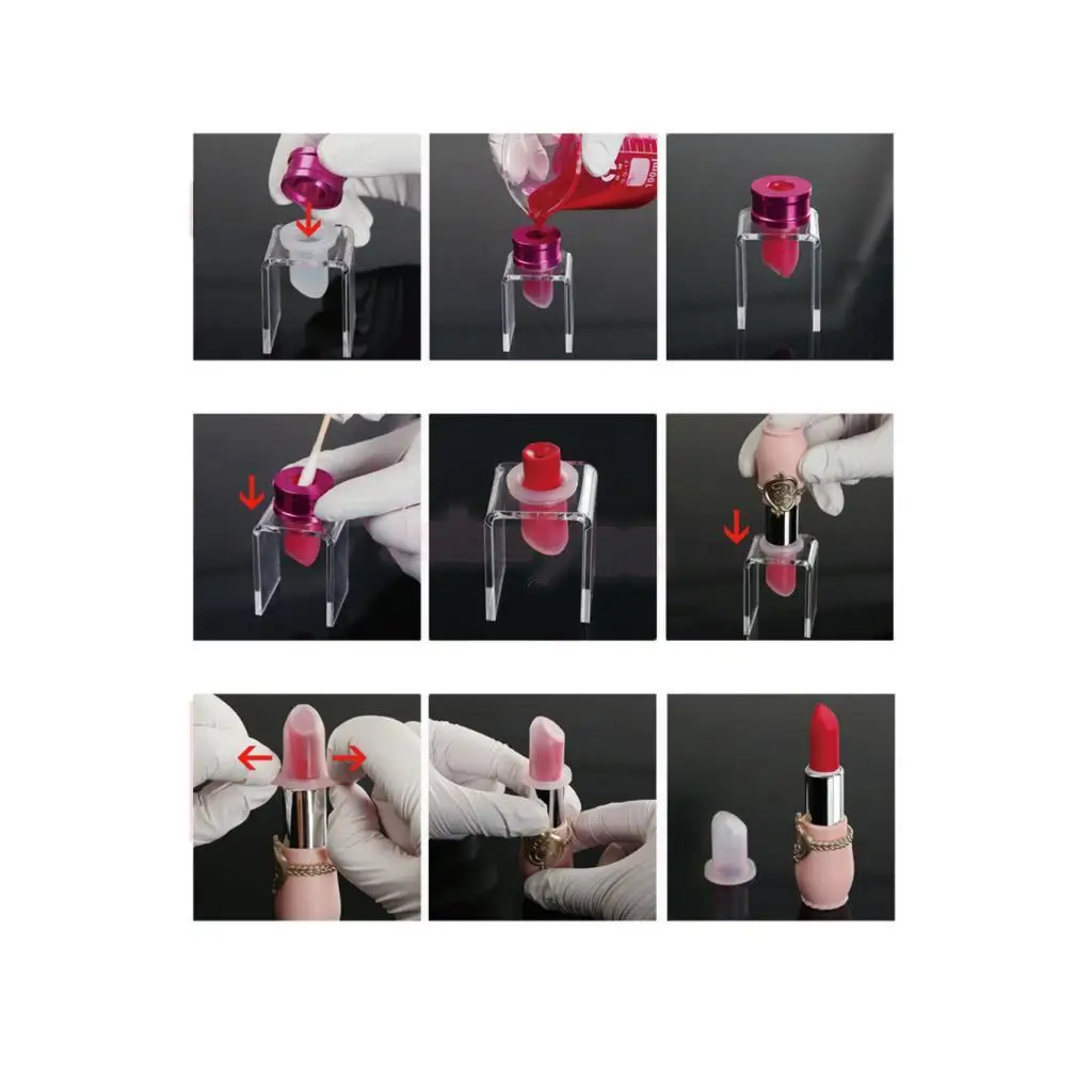 Aliexpress.com : Buy Lipstick Mold Alloy Ring Lip Balm DIY Mould Makeup ...