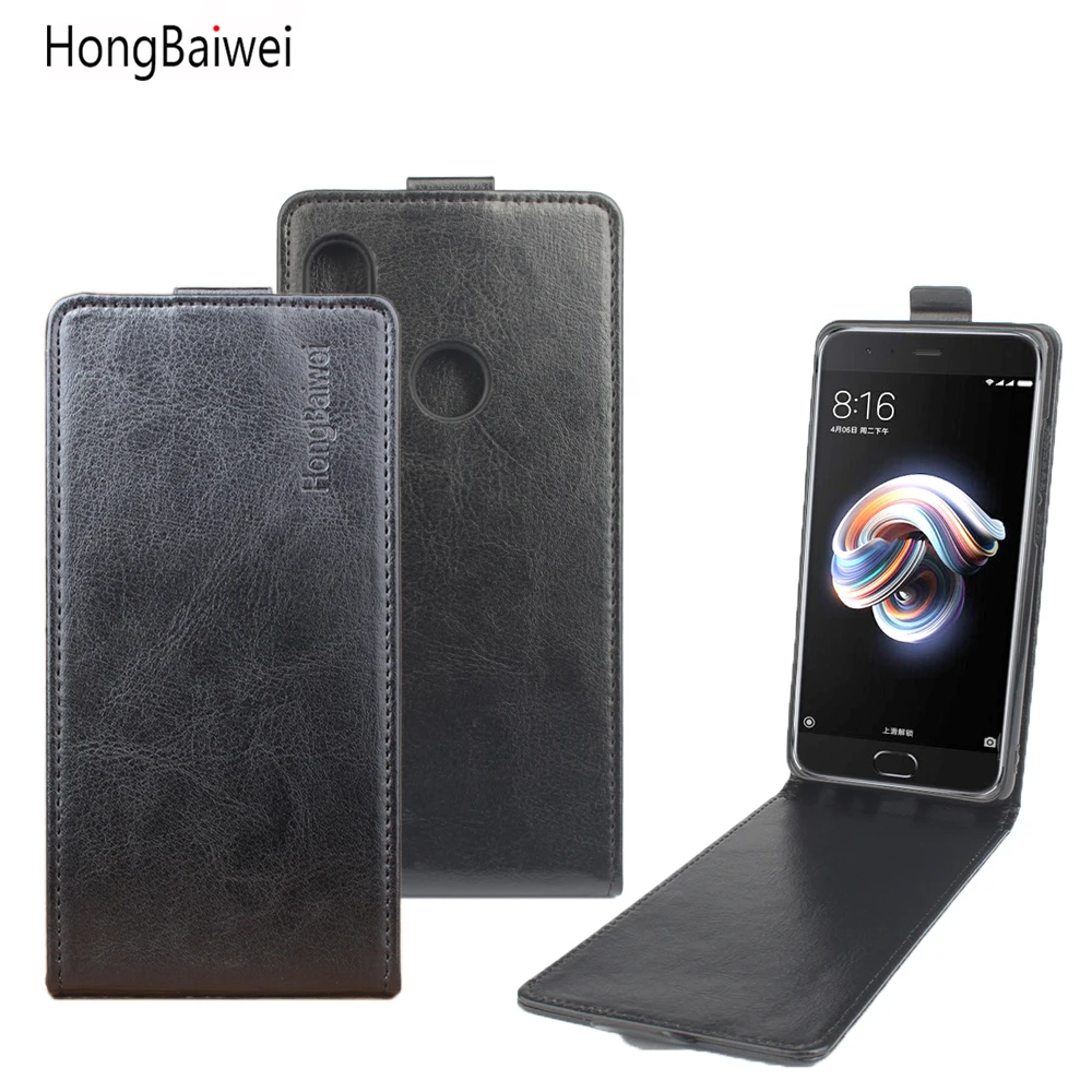 Leather case For Xiaomi Hongmi Note 5 / Note 5 Pro Flip cover housing ...