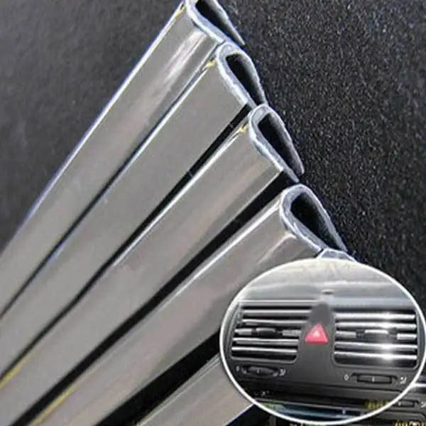 BuyGento Cheap 2x 1m Universal Chrome U Styling Strip Car Air ...