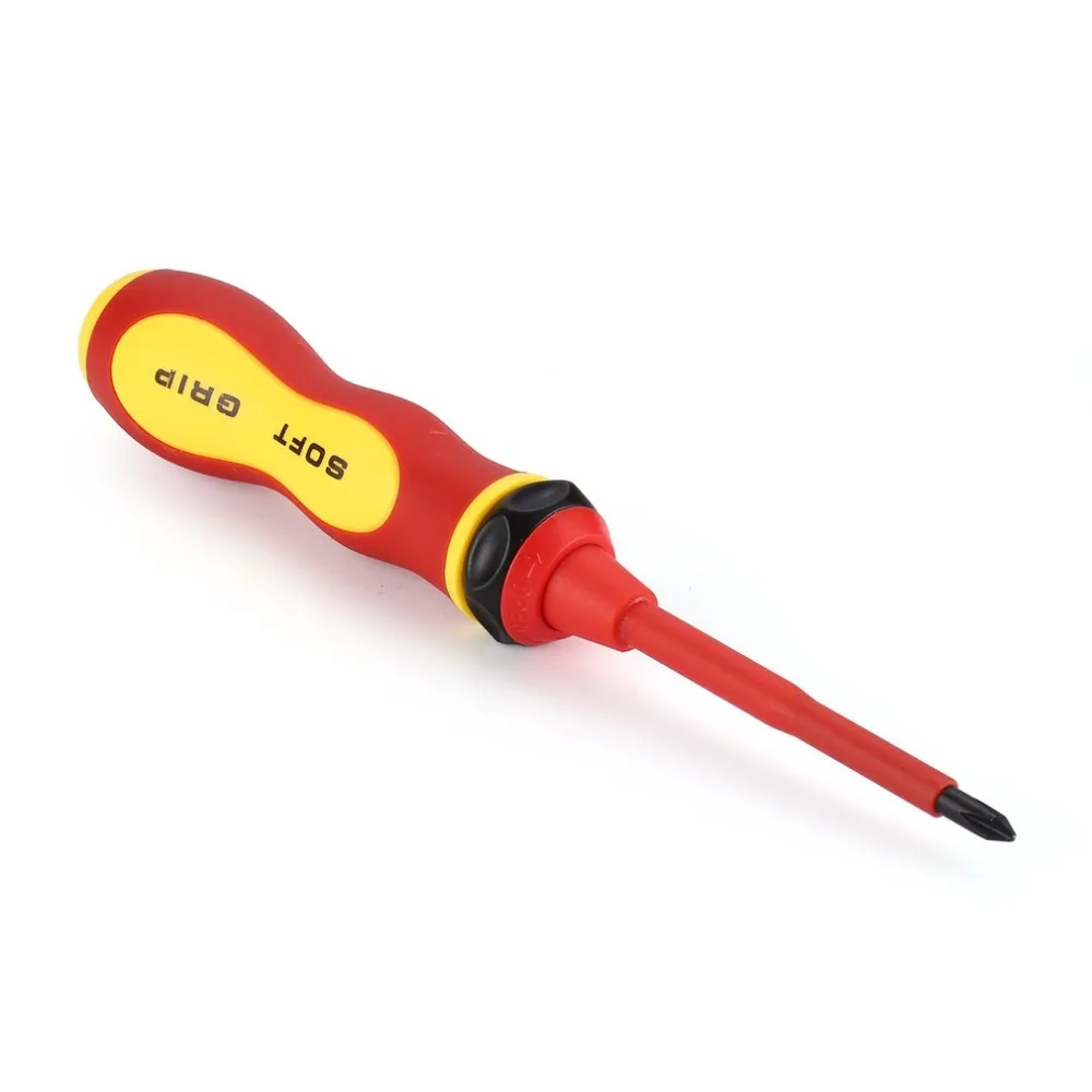 L107808 8pc Screwdriver Set Series Ball Grip Cross Point Tip DIY Repair ...