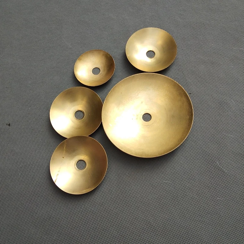 2pcs/lot 40~180mm Lamp Base Lampshade Tray Metal Cap Arc Cover Pure ...