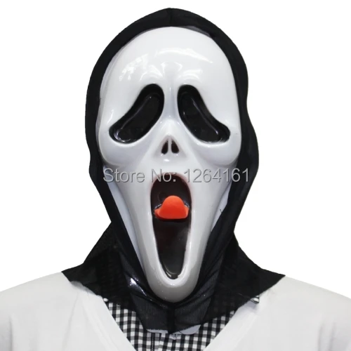 Halloween Scream Mask Ghostface Crazy Scared Face Mask Party Dress ...