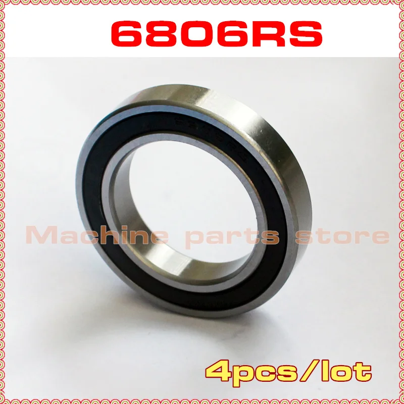4pcs-radial-shaft-61806ZZ-6806ZZ-ball-bearing-30-42-7-30x42x7mm-metal ...