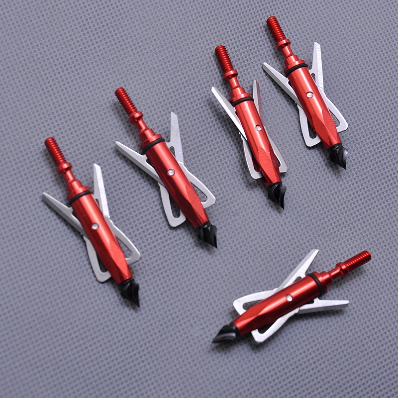 8mm Stainless Steel Arrowheads Tactical Hunting Broadheads