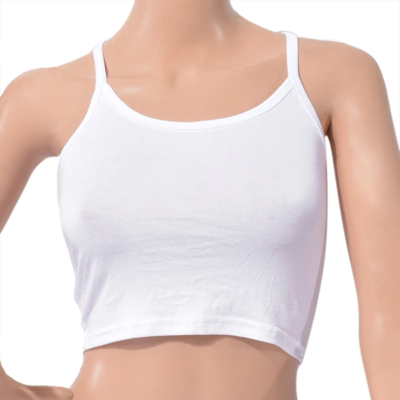 Buy Laamei O Neck Sleeveless Short Modal Tank Top