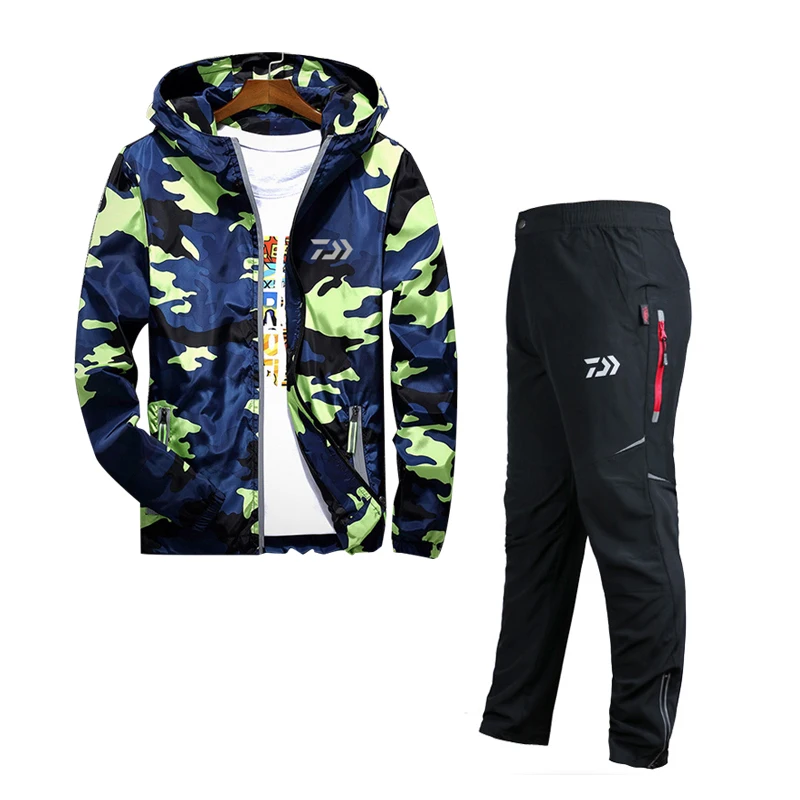 2018 DAWA High Quality Fishing Clothing Sets Men Breathable Outdoor ...