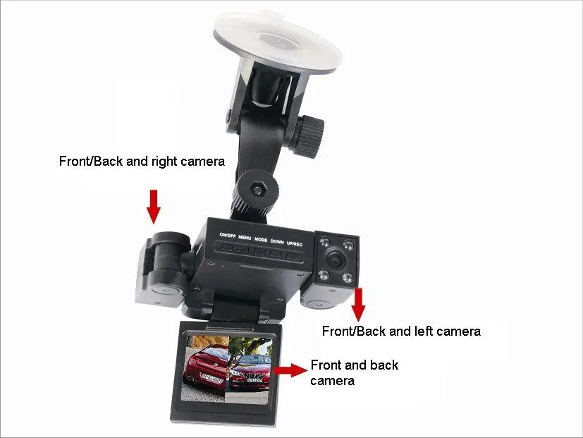 Two camera car DVR /Car black box/Road safety guard|dvr drive|dvr ...