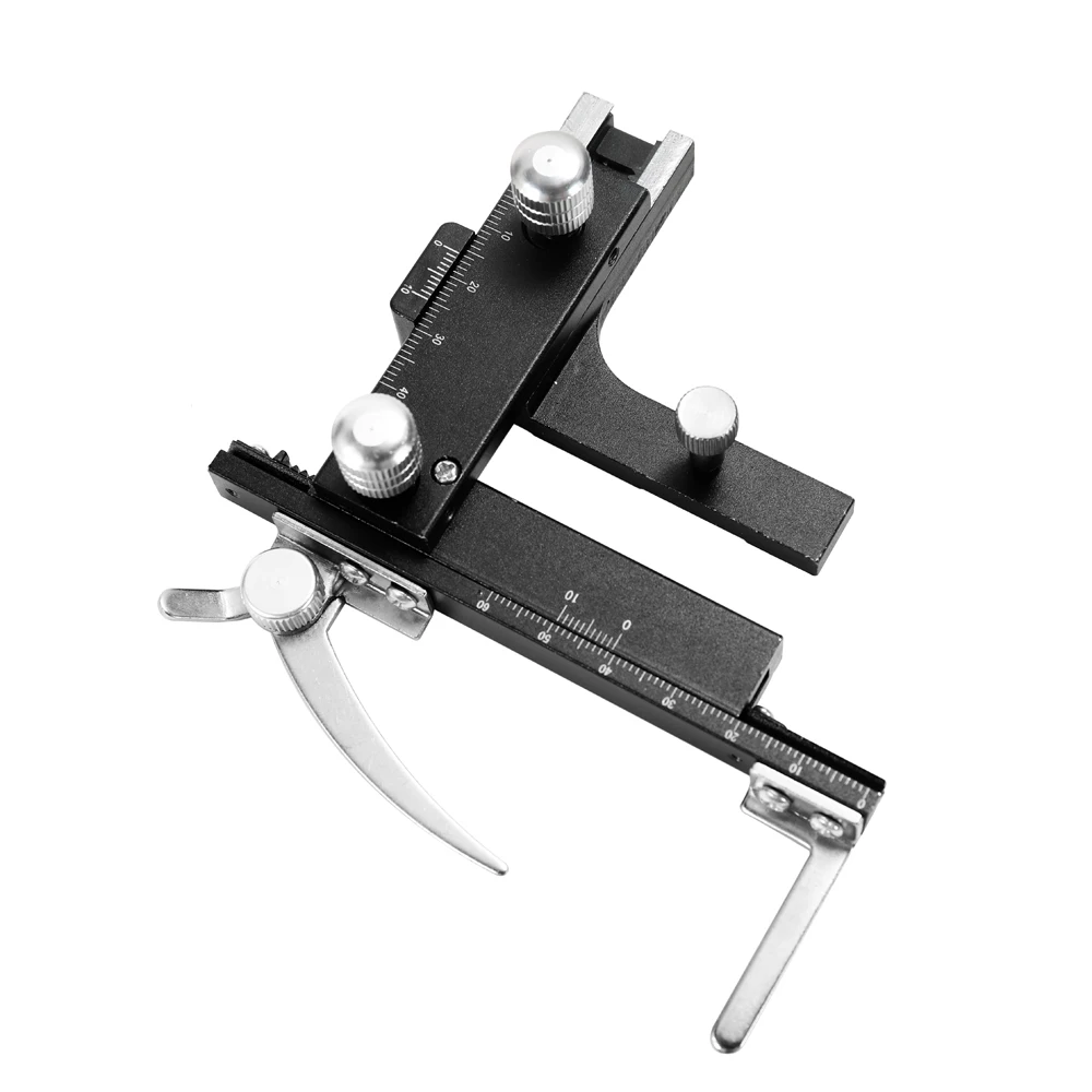 Microscope Attachable Mechanical Stage X-Y Moveable Caliper Vernier ...
