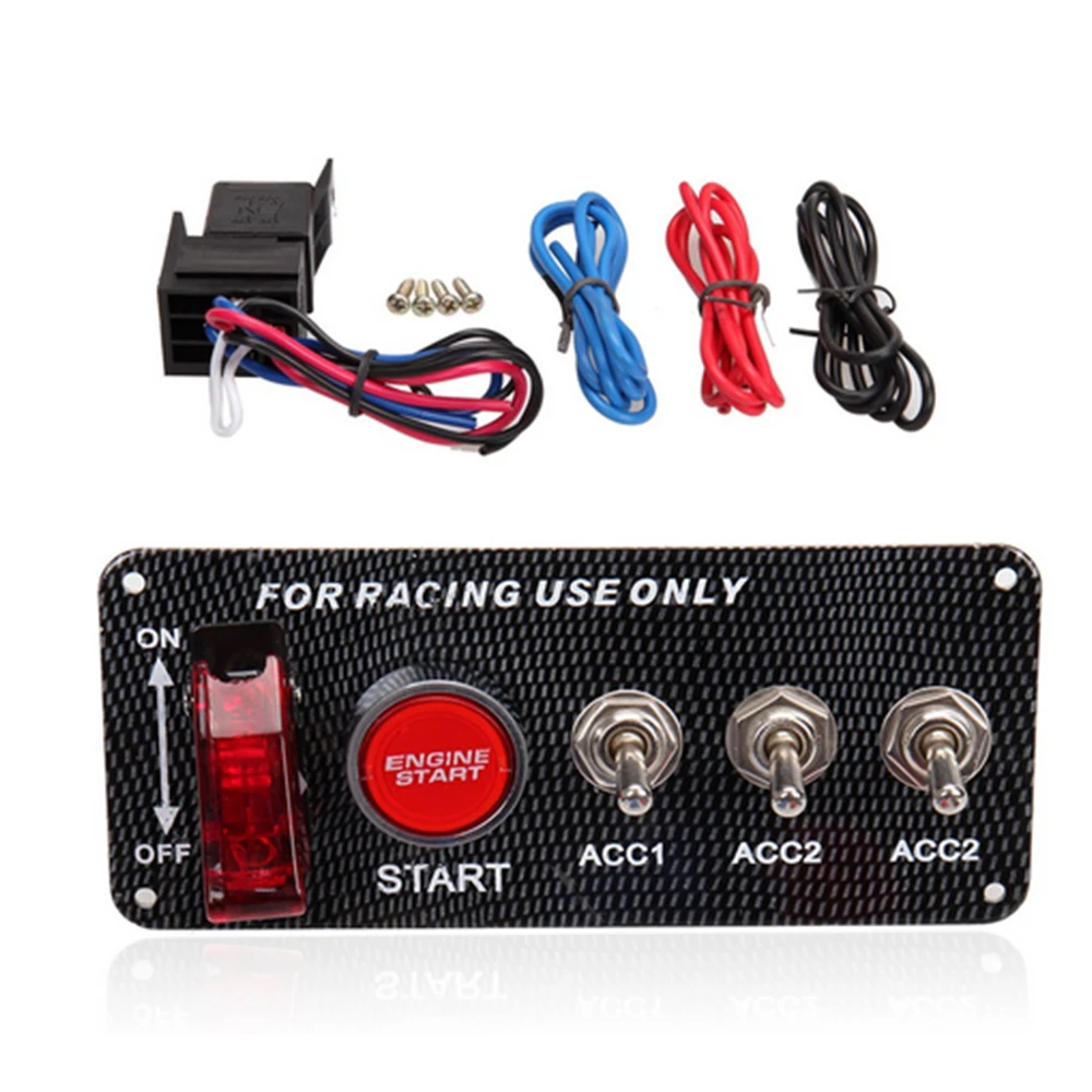 Auto ignition combination power circuit switch,start button ignition ...