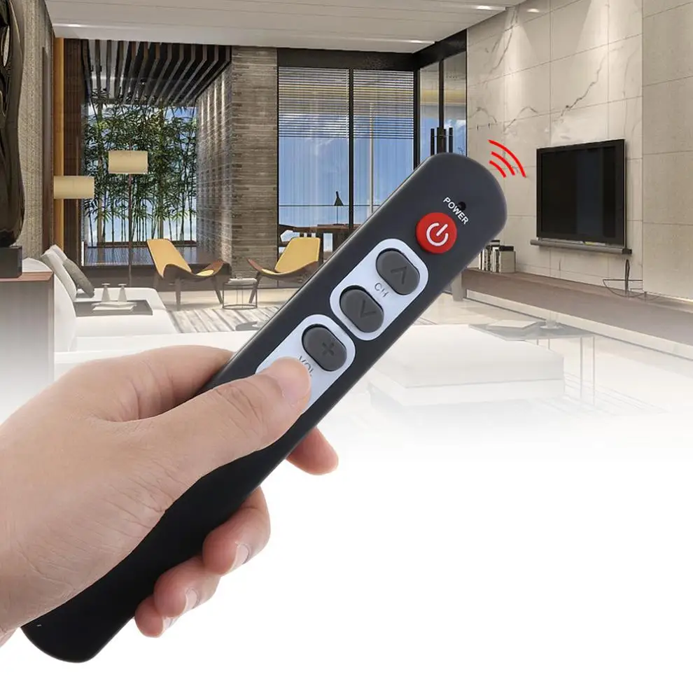 Intelligent Smart Learning Remote Control with Large Buttons for TV Box ...