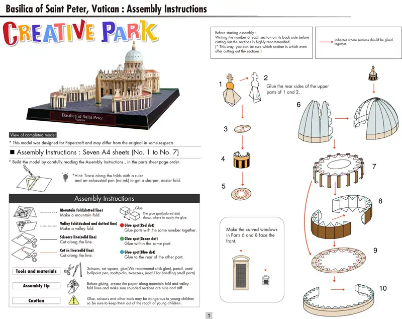 Detail Feedback Questions about Basilica of Saint Peter, Vatican Craft ...