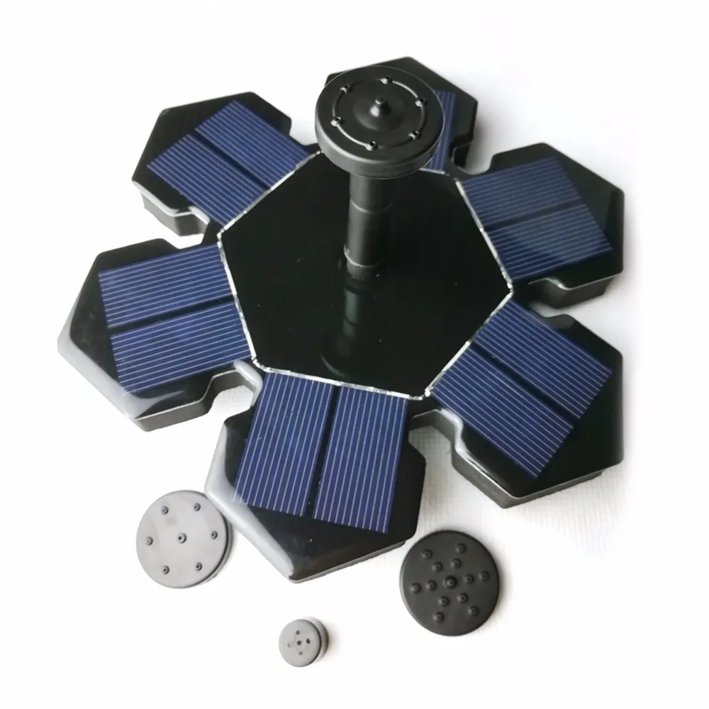 Solar Battery Fountain Pump Water Floating Solar Water Pumps For Garden ...