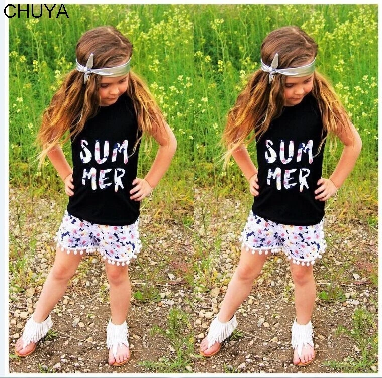 infants and young children's clothing 2017 new girls suit summer models ...