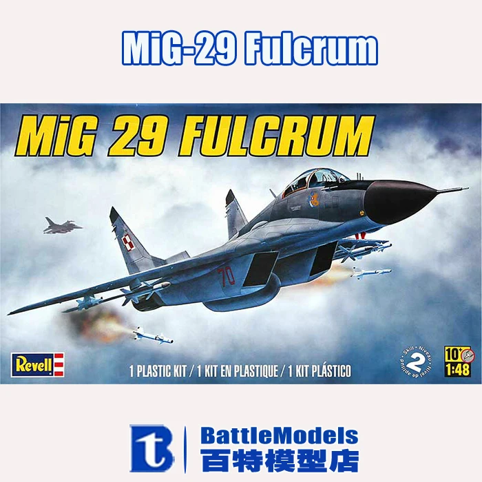 Revell MODEL 1/48 SCALE military models #85 5865 MiG 29 Fulcrum plastic ...