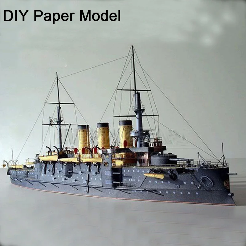 DIY 3D Papercraft Scale 1:250 Military Ship Paper Model Czar Russia ...