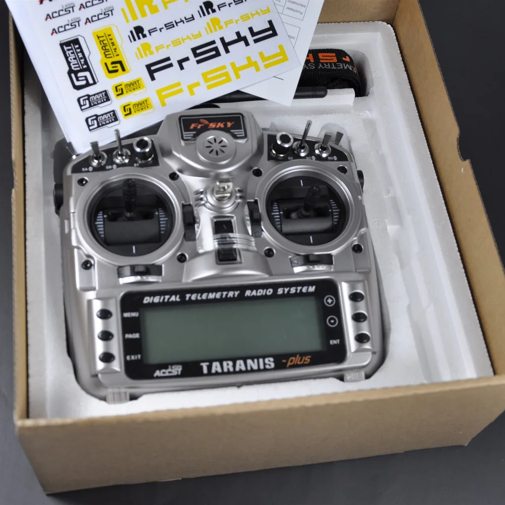 FrSky TARANIS X9D PLUS 2.4G 16ch Digital Telemetry Transmitter Mode 2 ...