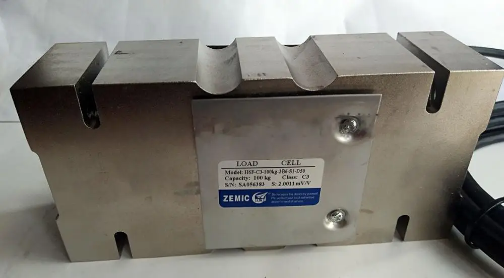 Zemic Avionics H6f Sensor H6f-c3-100kg-3b6 Weighing Sensor Quantitative ...