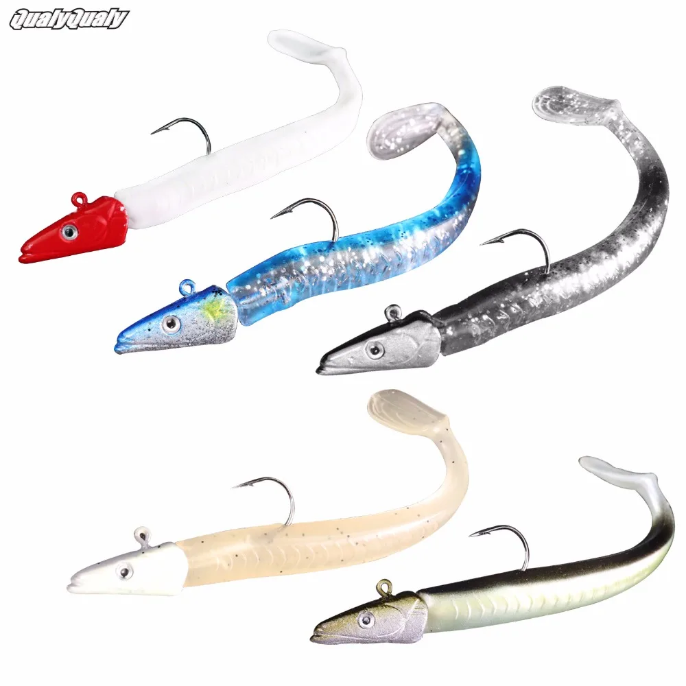 5Pcs-set-Jig-Soft-Bait-10cm-10-5g-Sinking-Pencil-Shaped-Fishing-Jigs ...