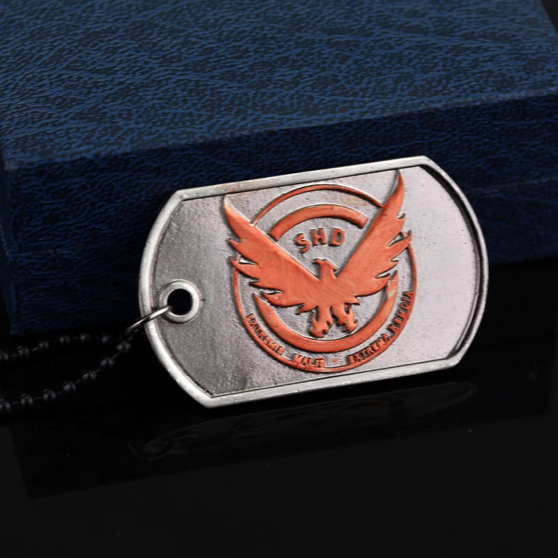 Tom Clancy's The Division Necklace Dog Tag Pendant - Military Shopping